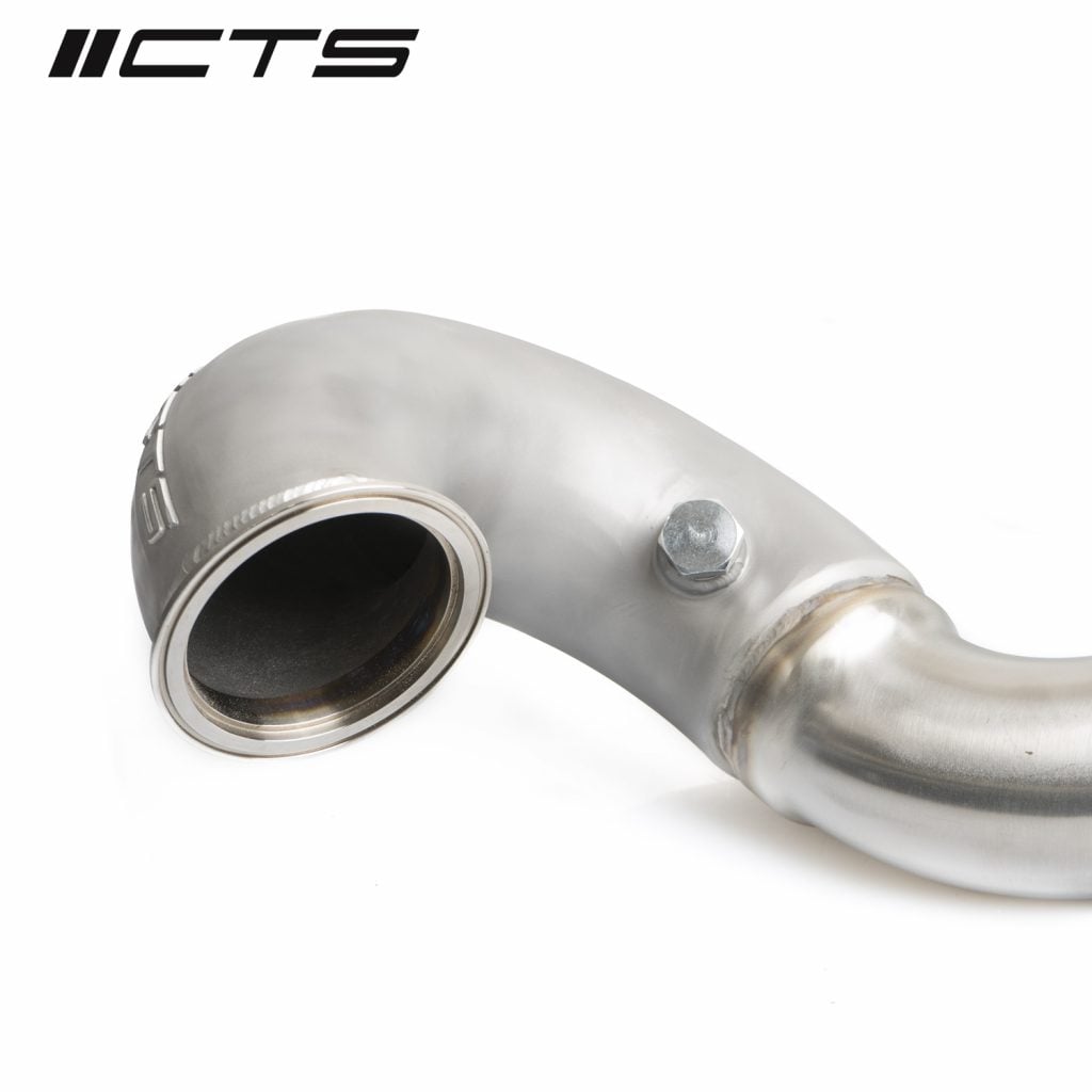 CTS Turbo MQB FWD Exhaust Downpipe with HIGH FLOW CAT (MK7/MK7.5 Golf ...