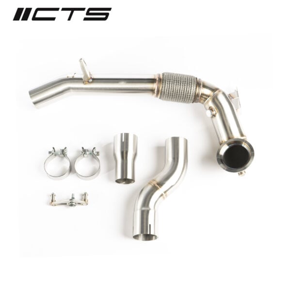 CTS Turbo EVO4 FWD RACE Exhaust Downpipe MK8 VW GTI/8Y Audi A3 - CTS Turbo